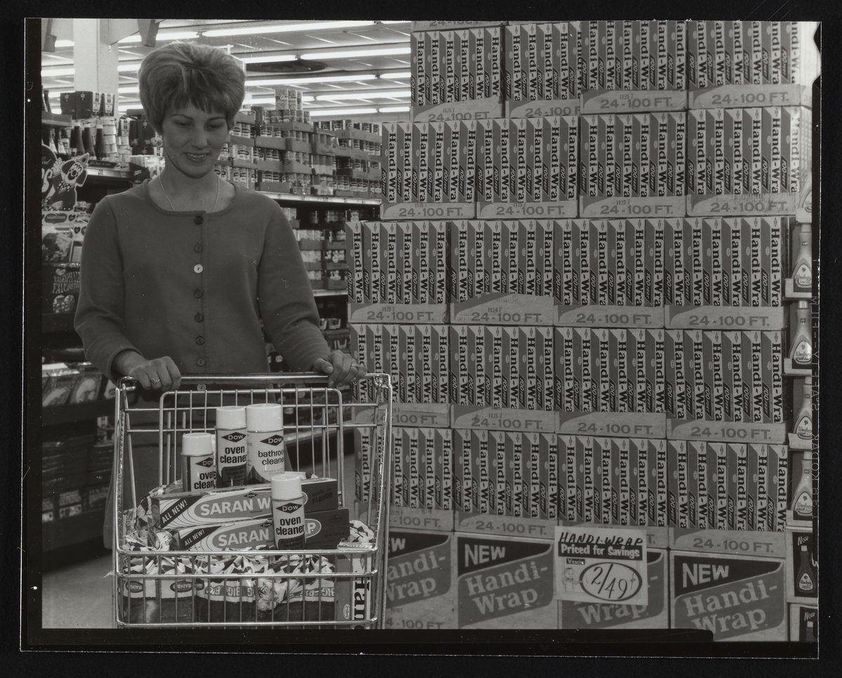 Promotional photograph for Handi-Wrap and other Dow products - Science ...