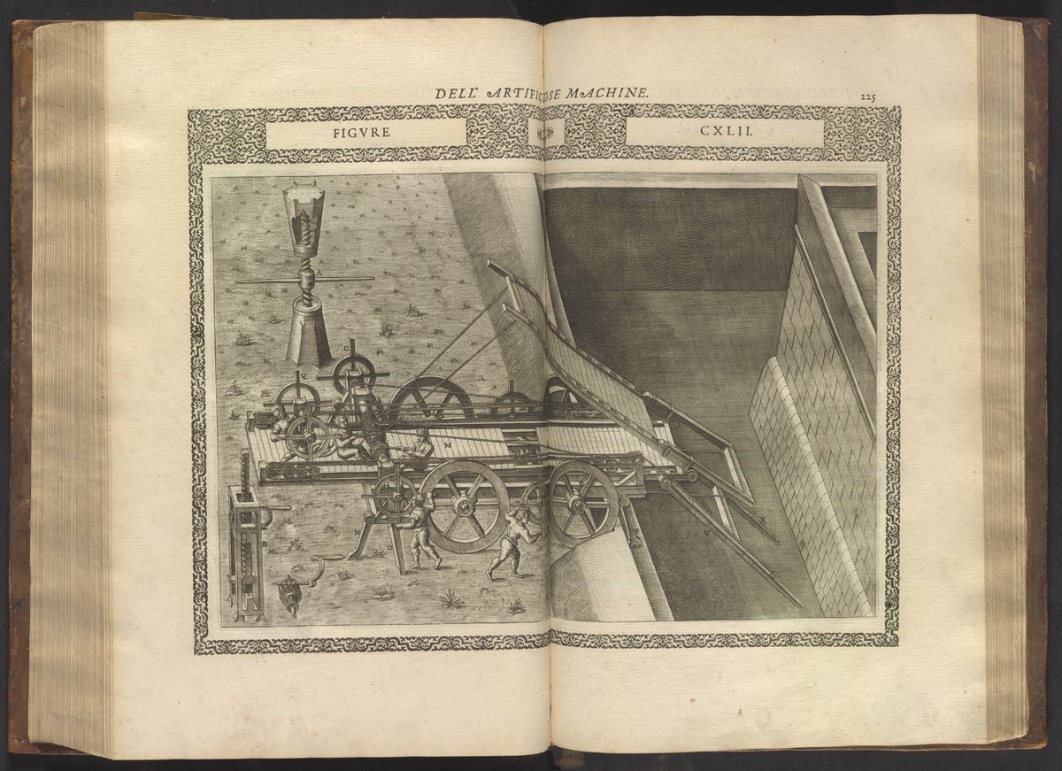 Plate 142: Bridge for crossing a city or fortress moat and scaling its ...