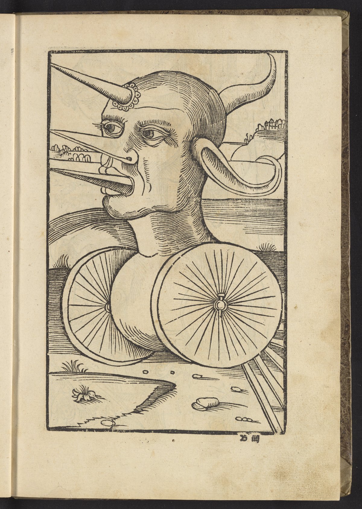 Wheeled war engine with face and spikes - Science History Institute ...