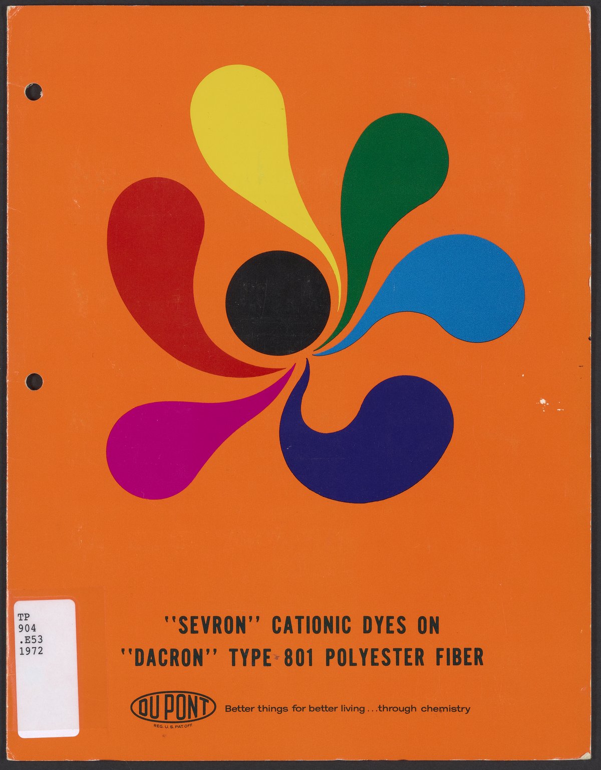 "Sevron" Cationic Dyes on "Dacron" Type 801 Polyester Fiber - Science ...