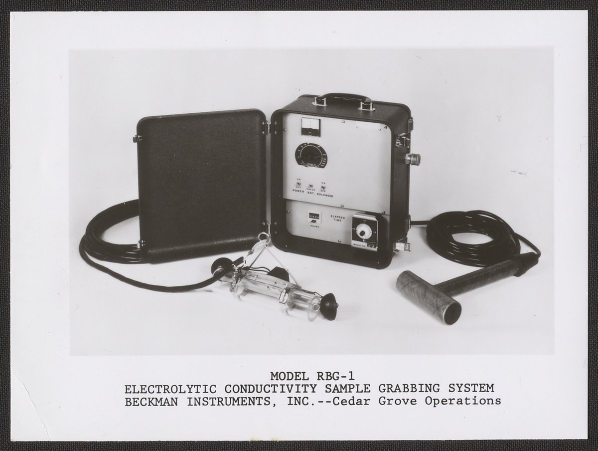 Beckman Model RBG-1 Electrolytic Conductivity Sample Grabbing System ...