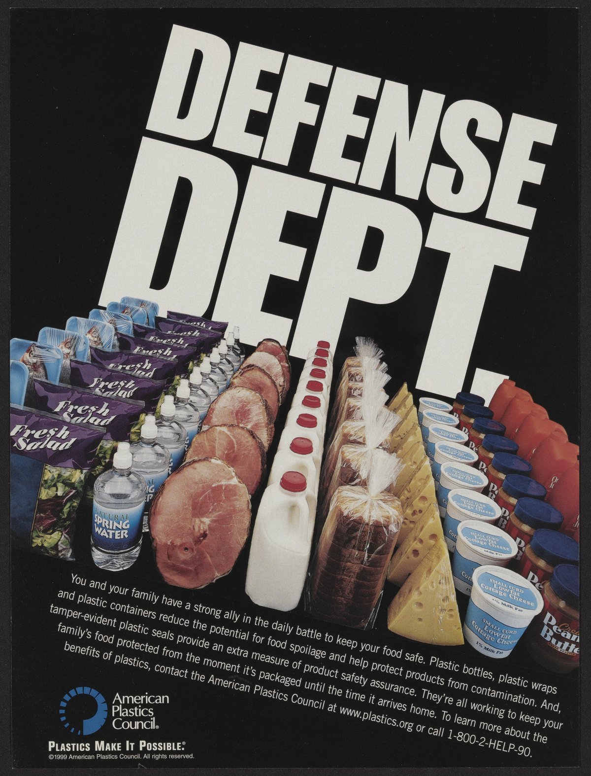Plastics Make It Possible advertisement, 1999 - Science History ...