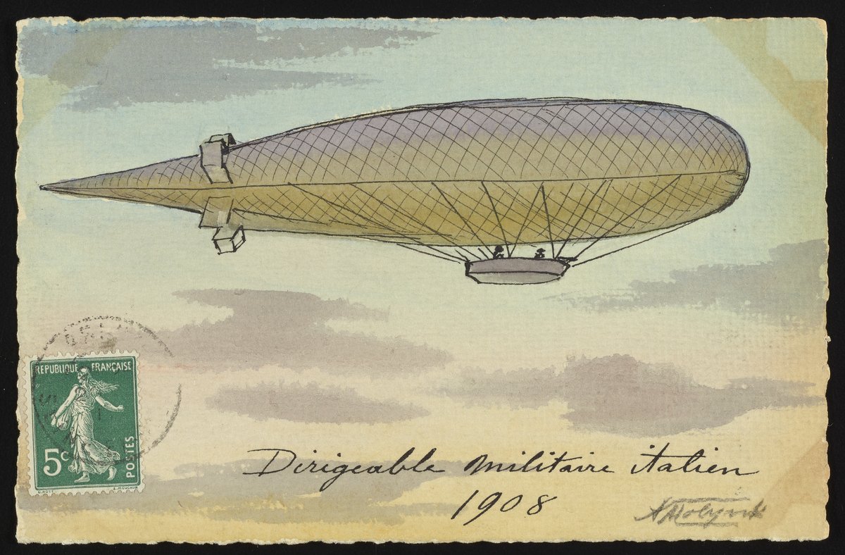 Dirigeable Militaire Italien - Science History Institute Digital ...