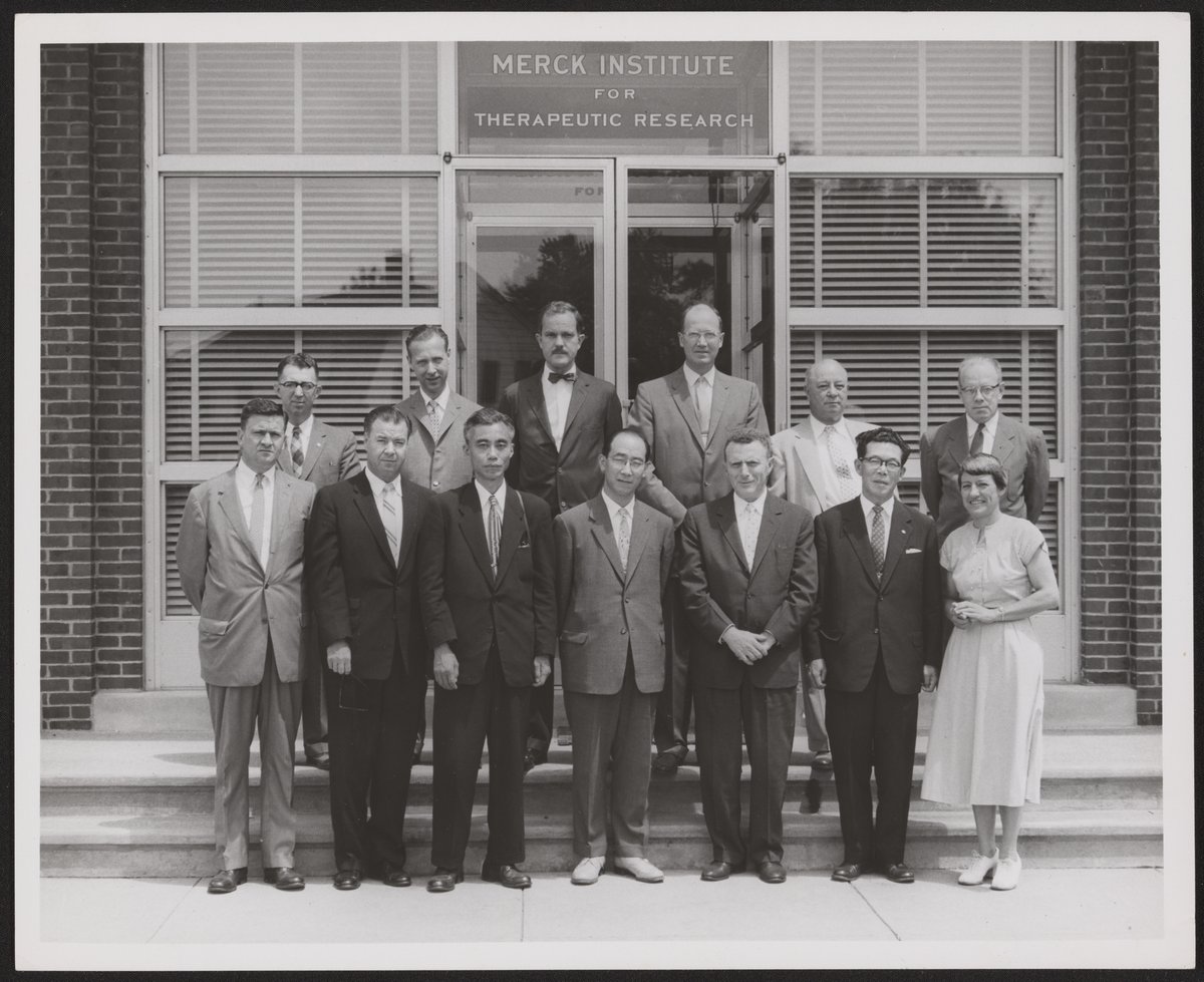 Japanese doctors visiting Merck & Co. - Science History Institute ...