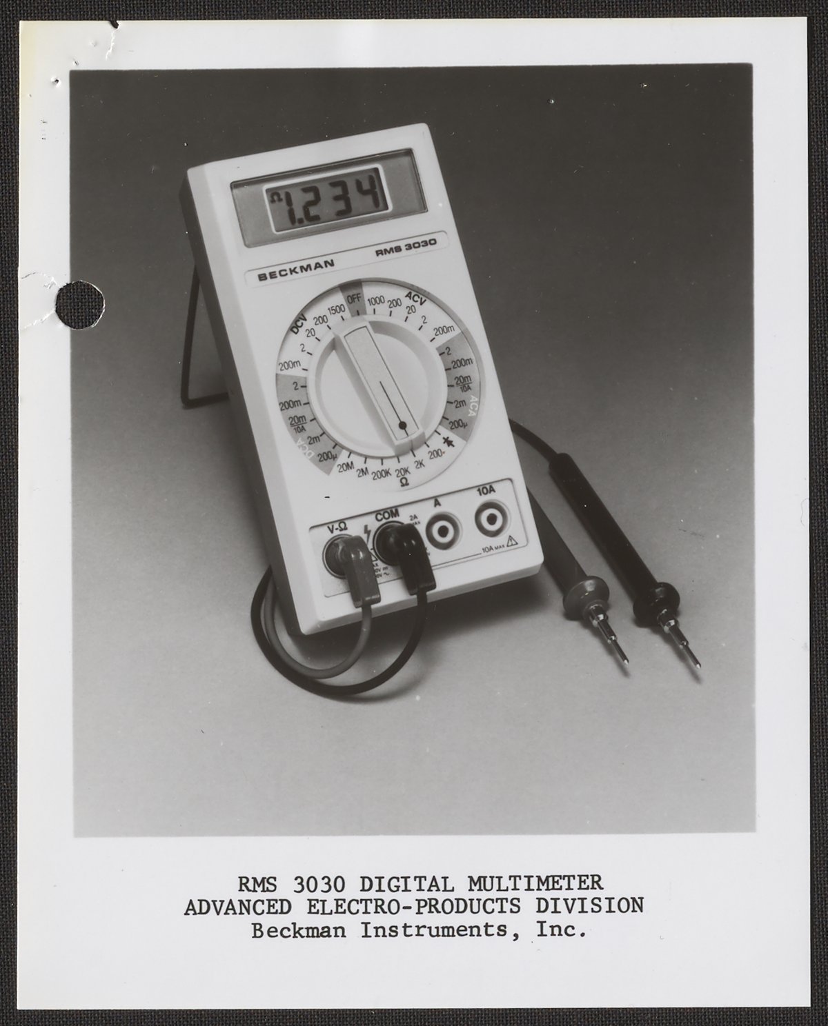 Beckman RMS 3030 Digital Multimeter - Science History Institute Digital ...