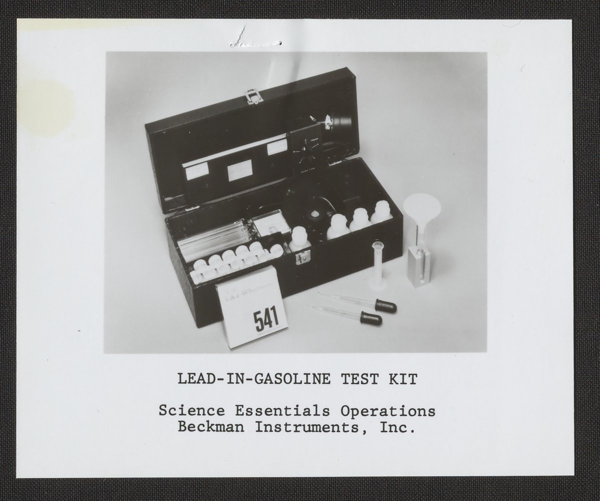 Beckman Lead-in-gasoline test kit - Science History Institute Digital ...