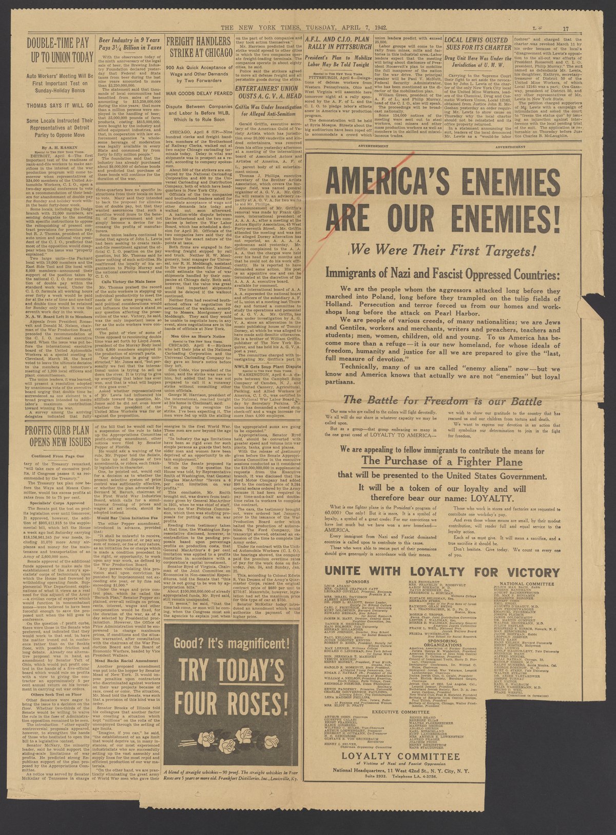 America's Enemies are Our Enemies - Science History Institute Digital ...