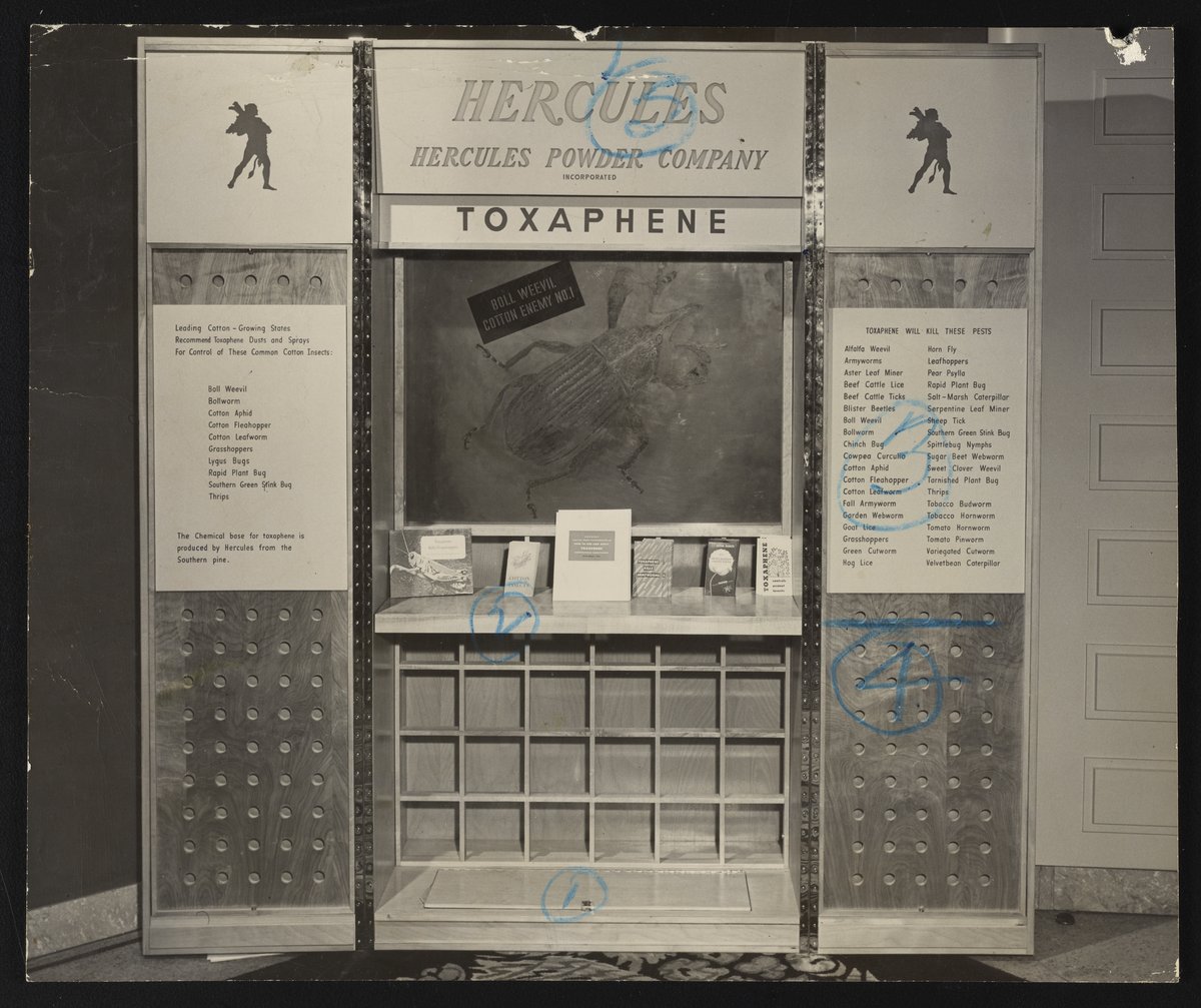 Toxaphene exhibition display (March 1950) - Science History Institute ...