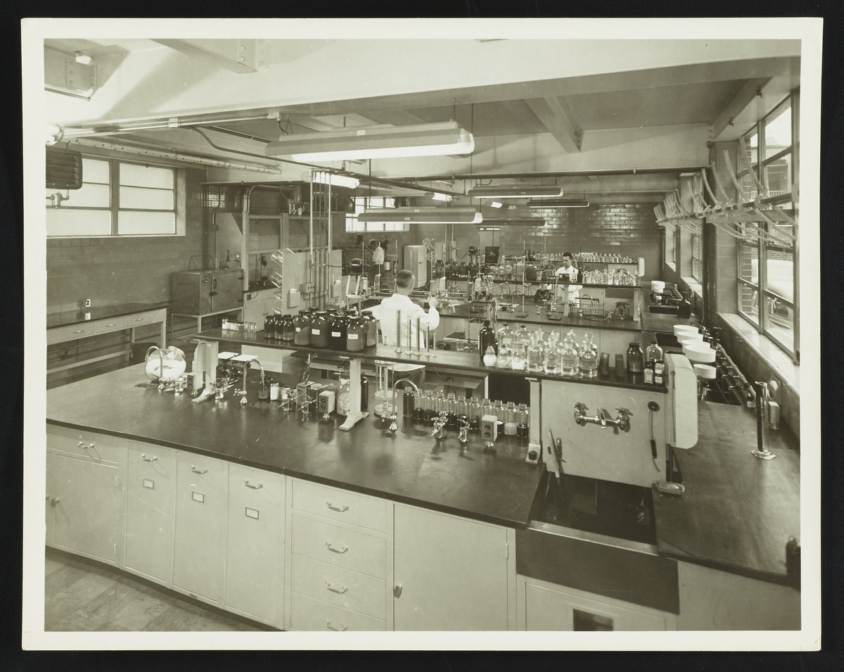 Research Laboratory at Althouse Chemical Company plant - Science ...