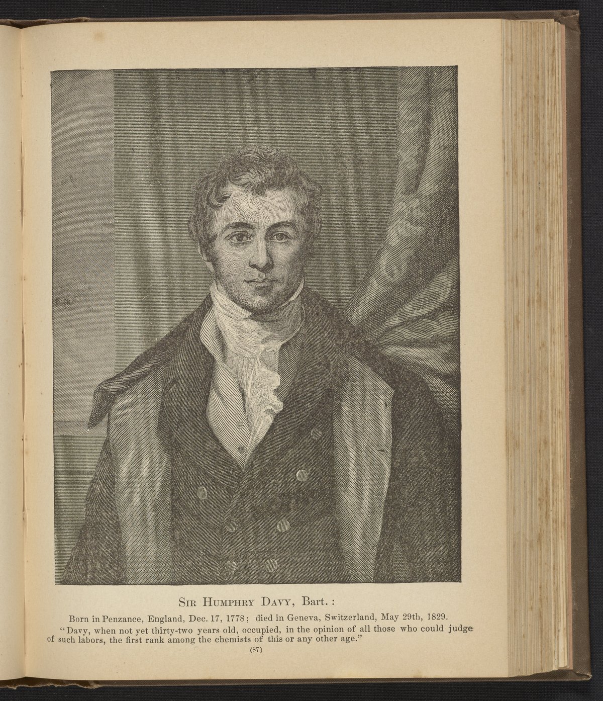 Portrait of Sir Humphry Davy - Science History Institute Digital ...