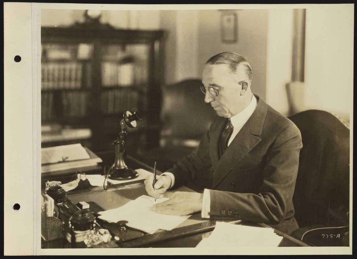 Robert F. Carr at Dearborn Chemical Company office - Science History ...