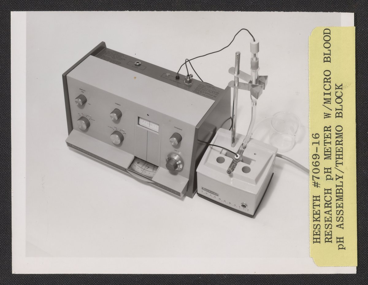 Beckman Research pH meter with Micro Blood pH Assembly and Thermomatic ...