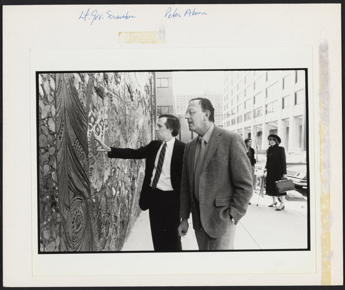 William Scranton III and Peter Aborn at the Institute for Scientific ...