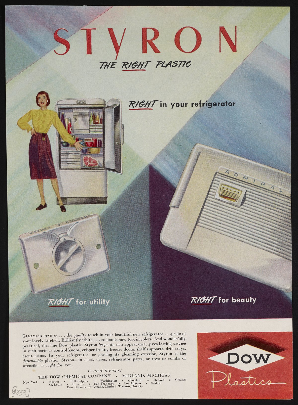 Styron: The RIGHT Plastic RIGHT in Your Refrigerator - Science History ...