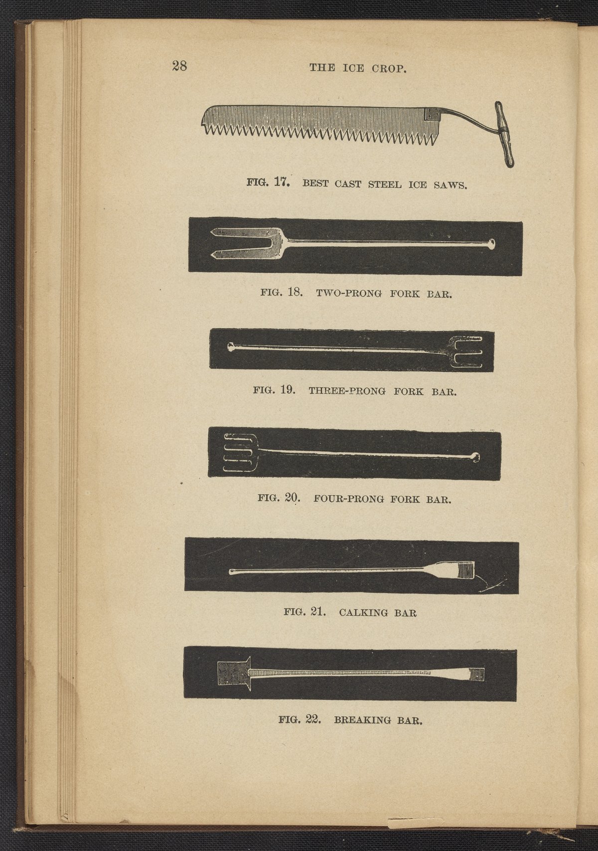 Figures 17-22: Ice Saws, Fork Bars, Calking Bar, Breaking Bar - Science ...