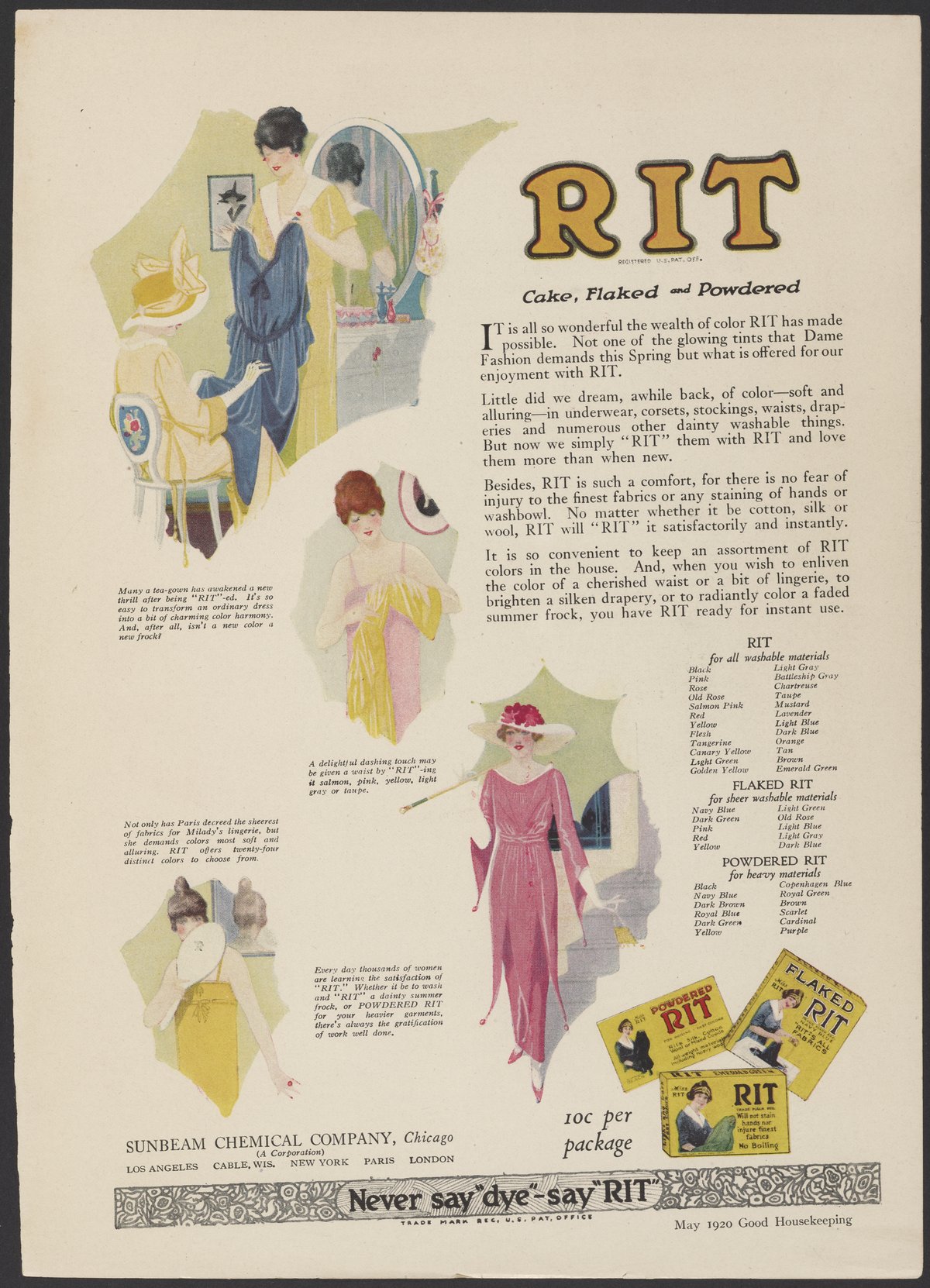 RIT Cake, Flaked, and Powdered - Science History Institute Digital ...