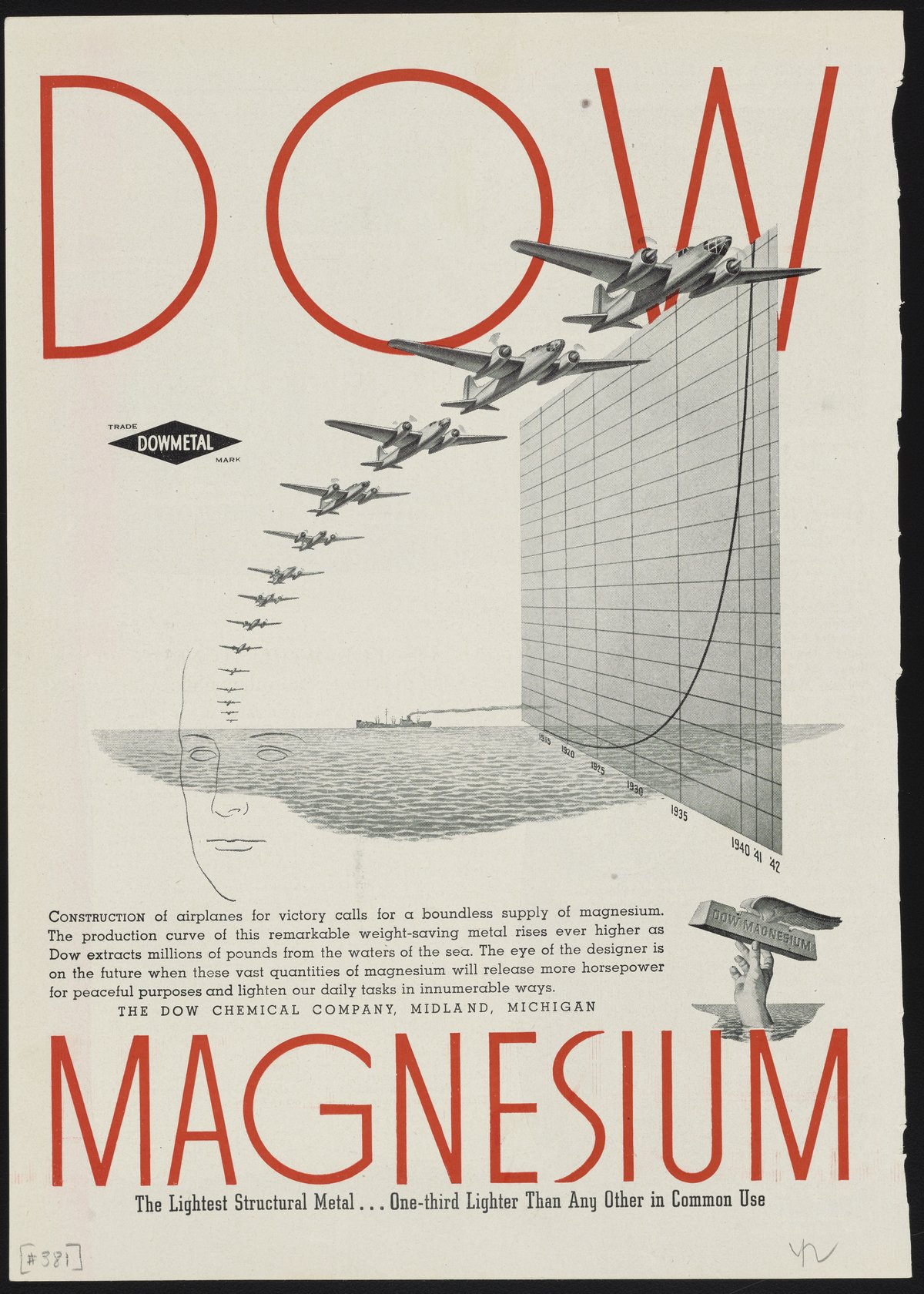 Advertisement for Dowmetal Magnesium - Science History Institute ...