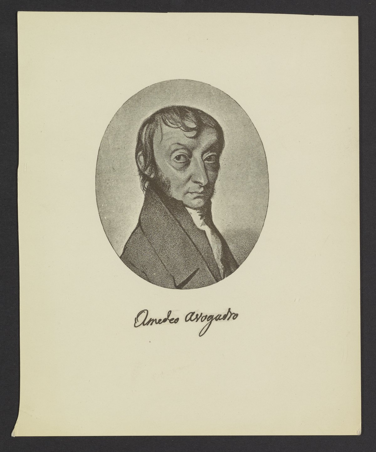 Portrait of Amedeo Avogadro - Science History Institute Digital Collections
