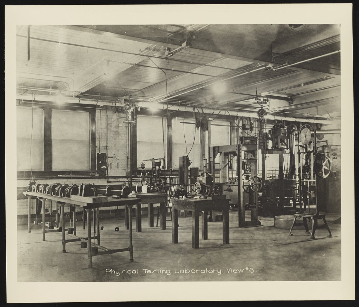 Physical Testing Laboratory View #3 - Science History Institute Digital ...