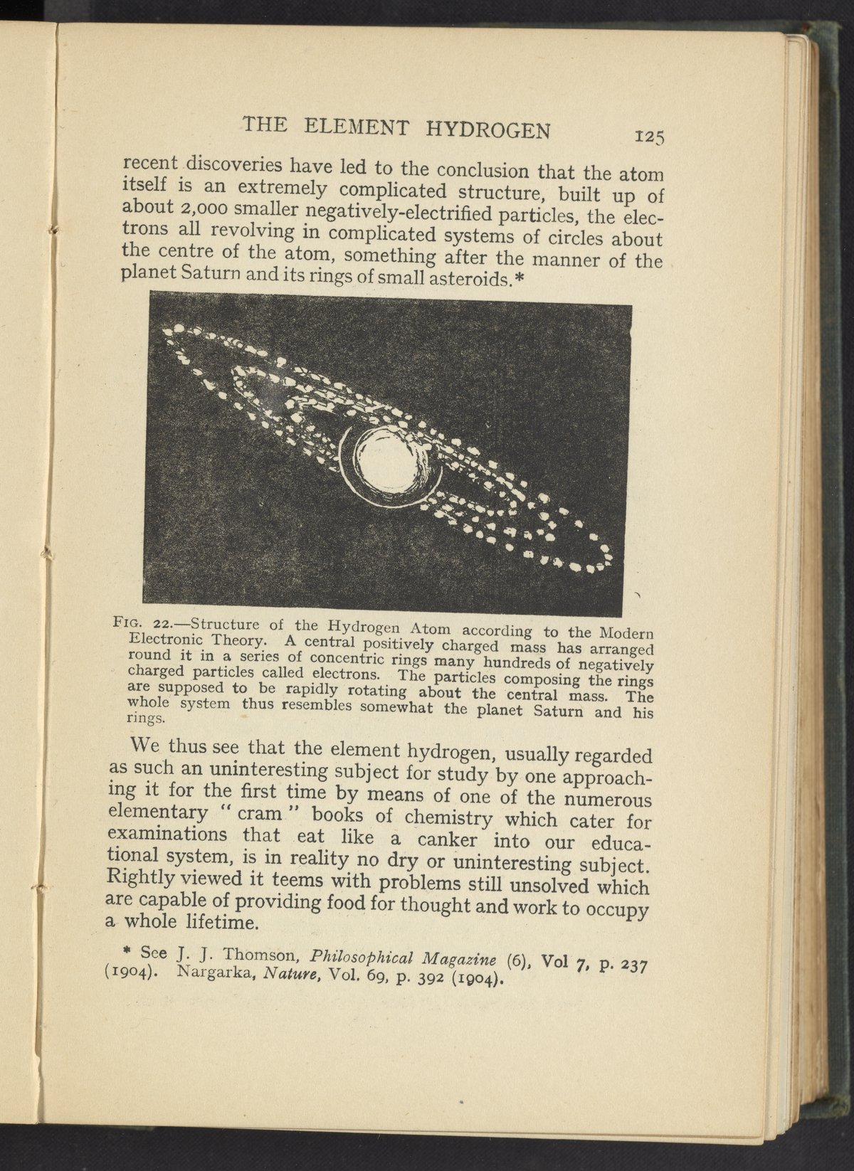 Fig. 22: Structure of the Hydrogen Atom according to the Modern ...