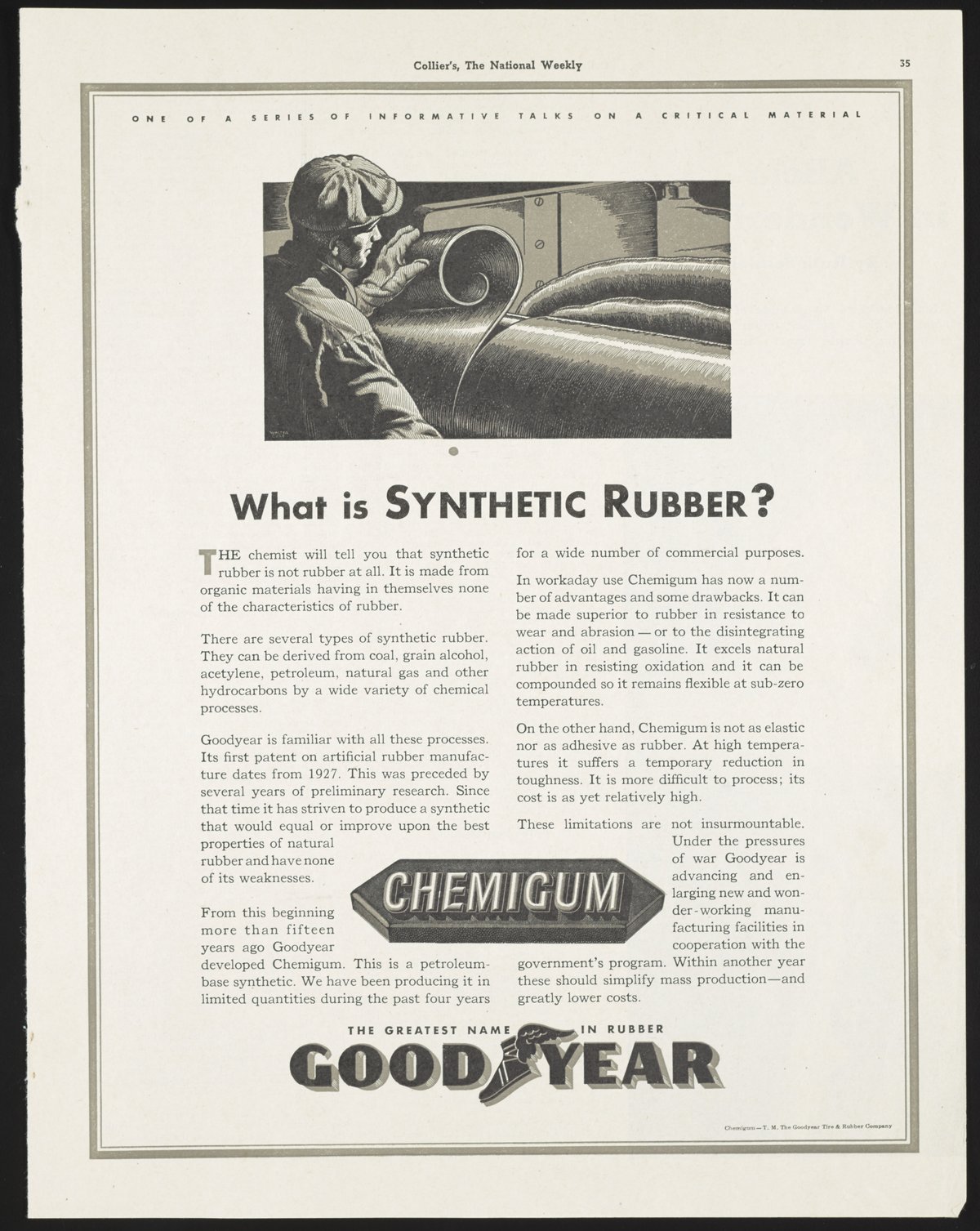 What is Synthetic Rubber? - Science History Institute Digital Collections