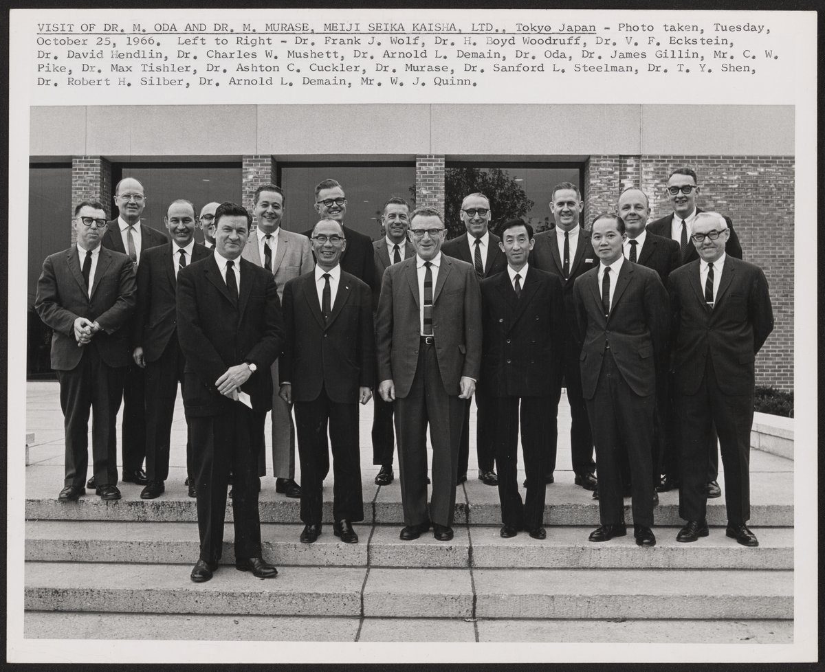 Visit of Dr. M. Oda and Dr. M. Murase, Meiji Seika Kaisha, LTD., Tokyo ...