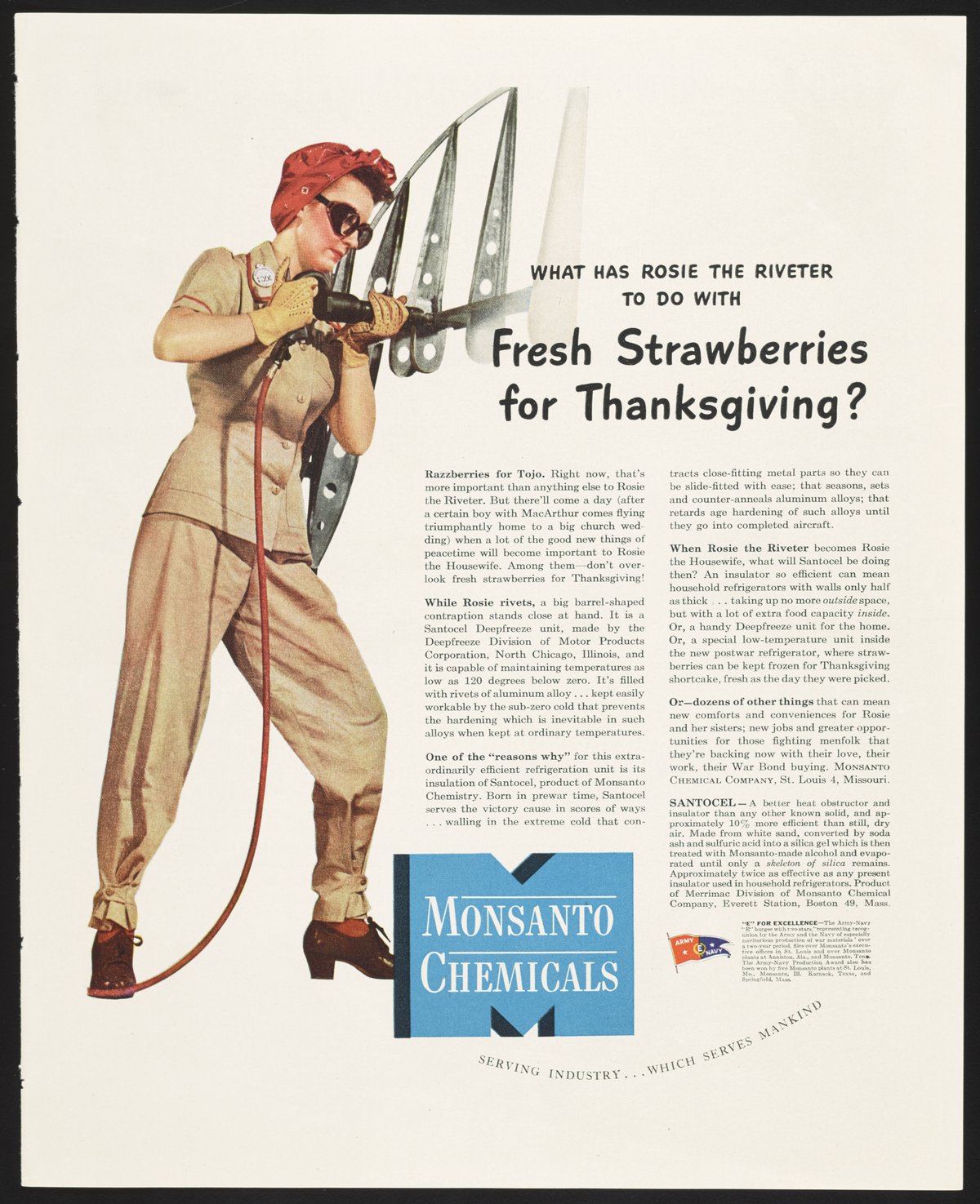 WHAT HAS ROSIE THE RIVETER TO DO WITH Fresh Strawberries for ...