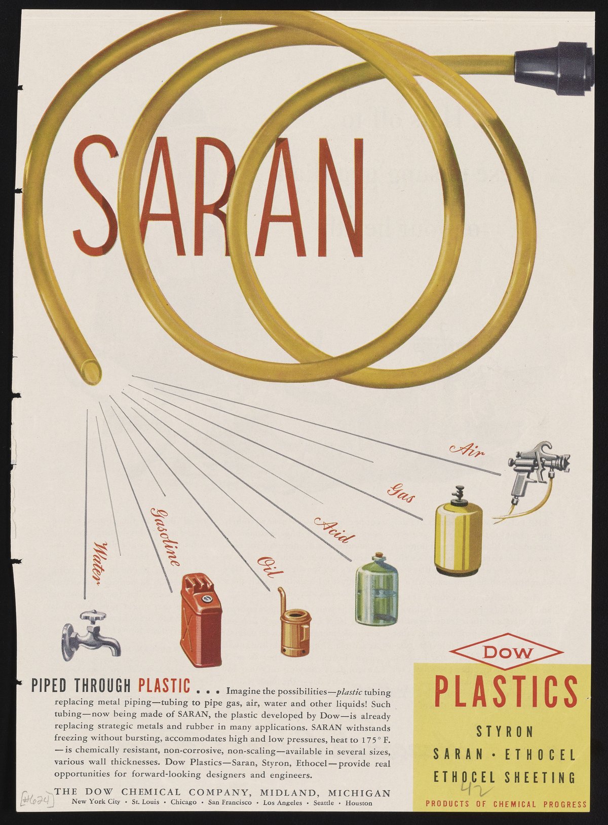Saran: Piped Through Plastic - Science History Institute Digital ...