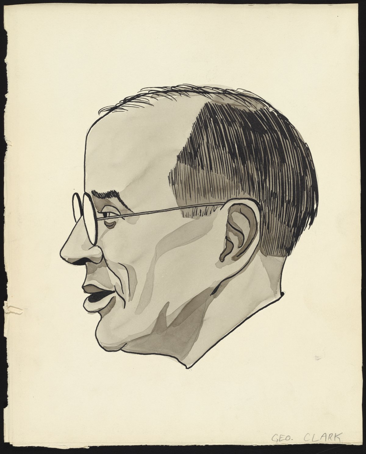 Caricature of George Lindenberg Clark (1892-1969) - Science History ...