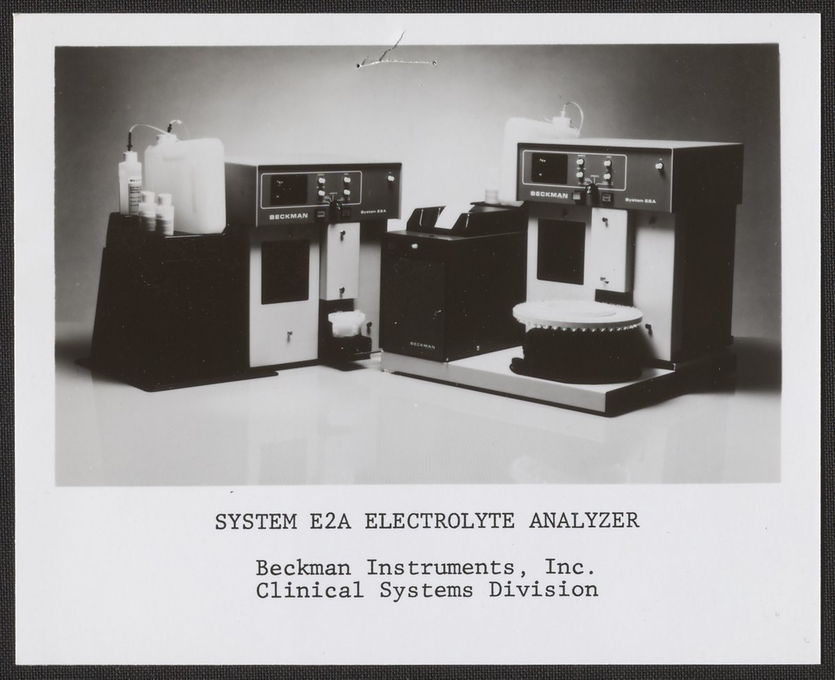 Beckman System E2A Electrolyte Analyzer - Science History Institute ...