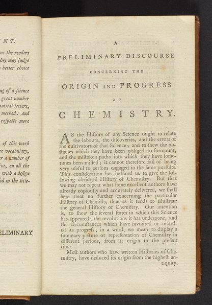A Dictionary of Chemistry, Vol. I - Science History Institute Digital ...