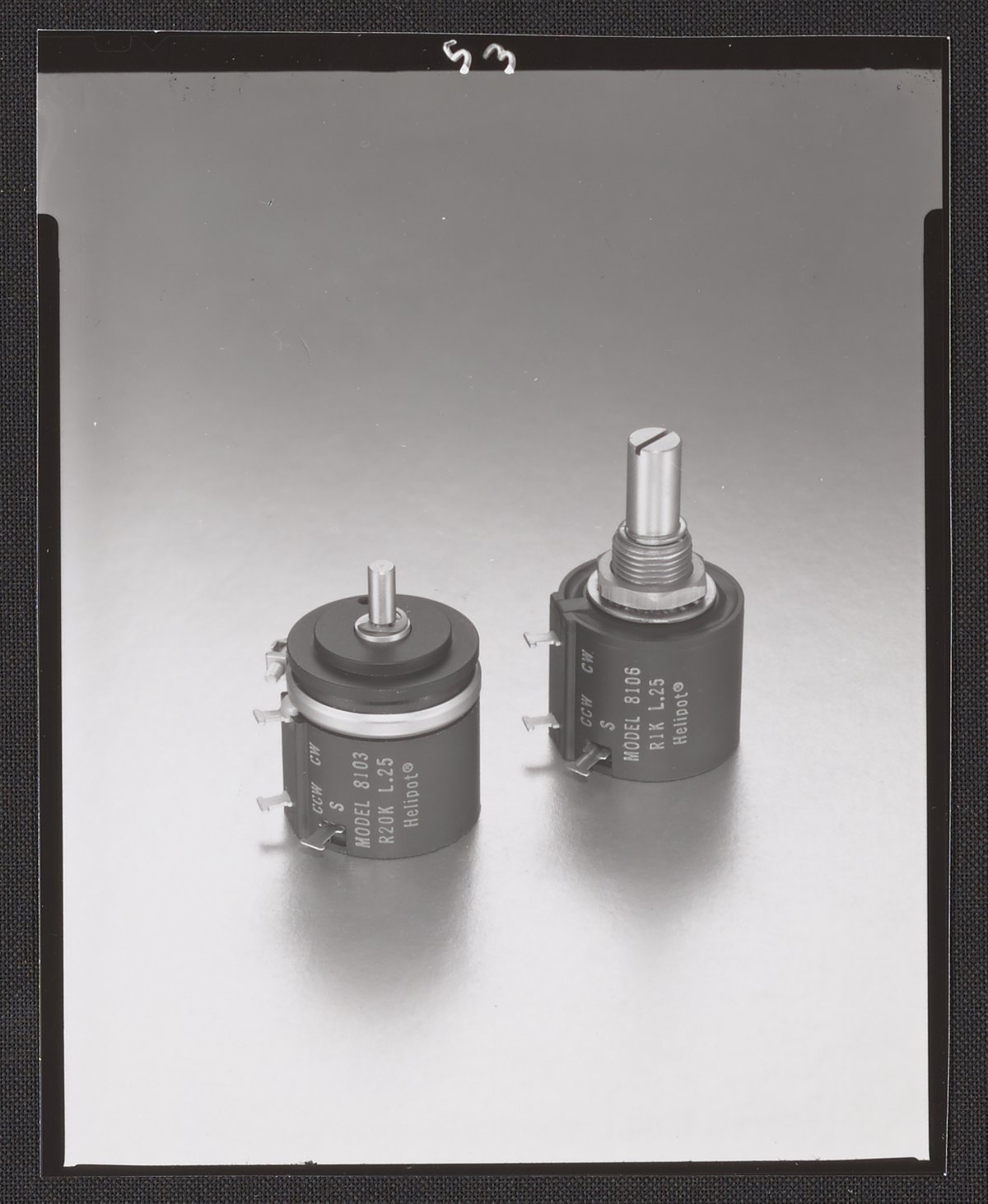 Helipot Models 8103 and 8106 Wirewound Potentiometers - Science History ...