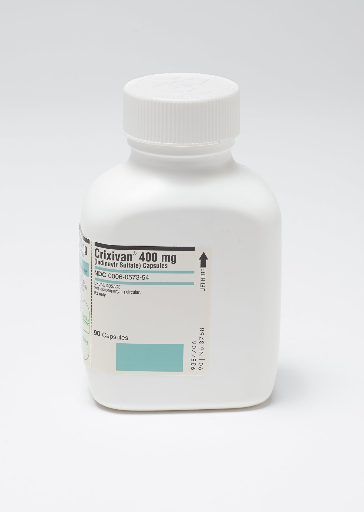 Bottle for Crixivan 400 mg HIV Protease Inhibitor - Science History ...