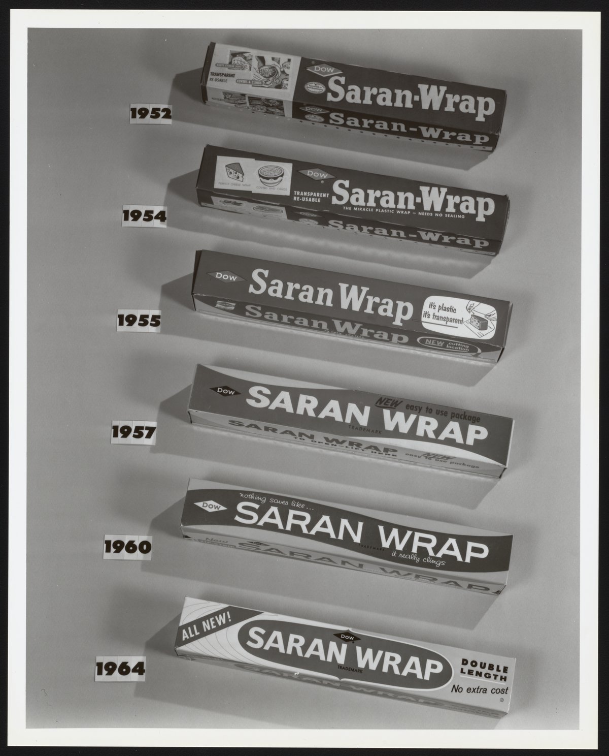Advertising stills featuring Saran Wrap packaging - Science History ...