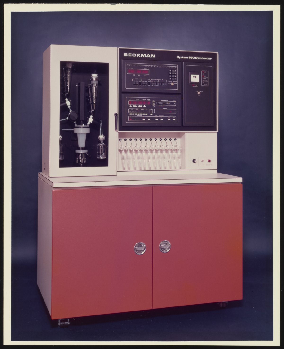 Beckman System 990 Synthesizer and Model 990 Peptide Synthesizer ...