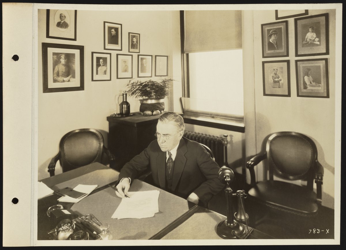 J.D. Purcell at Dearborn Chemical Company offices - Science History ...