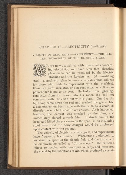 Wonders of electricity and the elements, being a popular account of ...