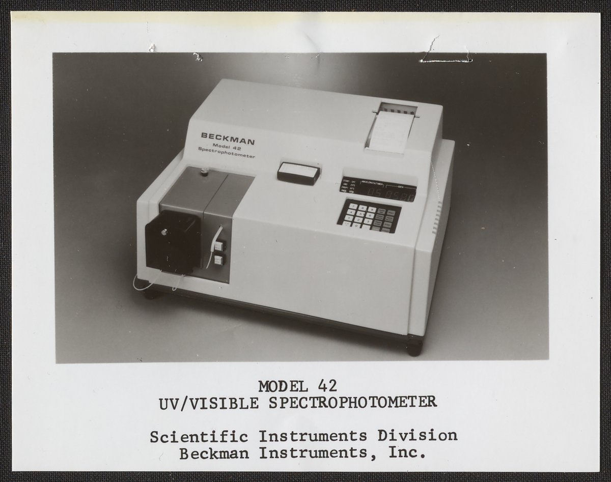 Beckman Model 42 UV/Visible Spectrophotometer - Science History ...