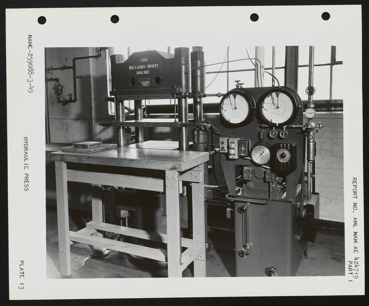 Hydraulic Press in the Rubber Compounding and Processing Laboratory ...