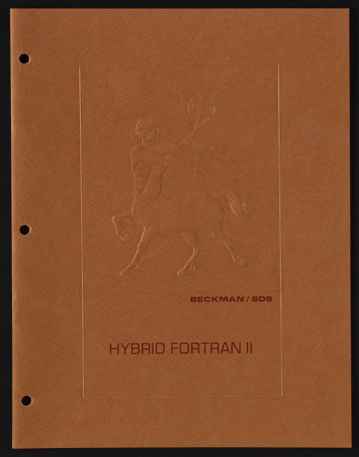 Instructions, Beckman/SDS Hybrid Fortran II - Science History Institute ...