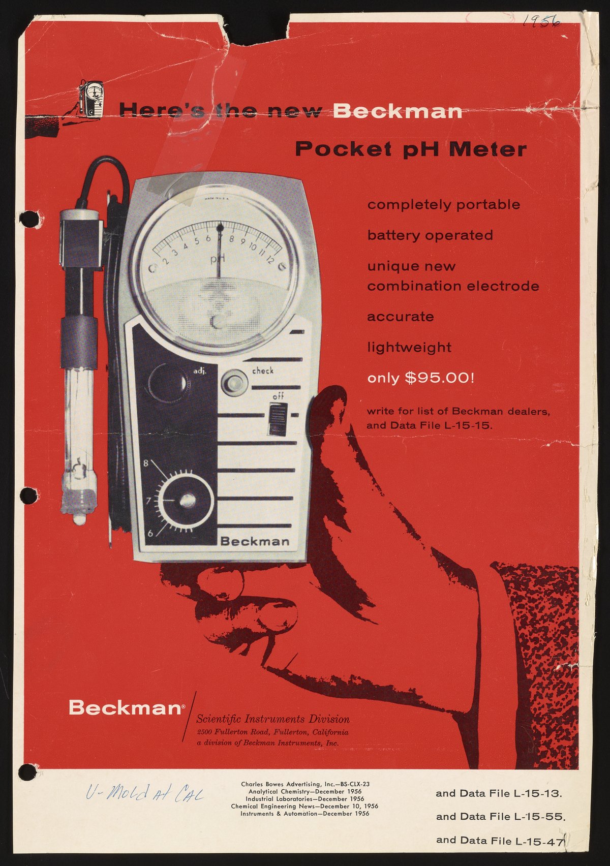 Here's the new Beckman Pocket pH Meter - Science History Institute ...