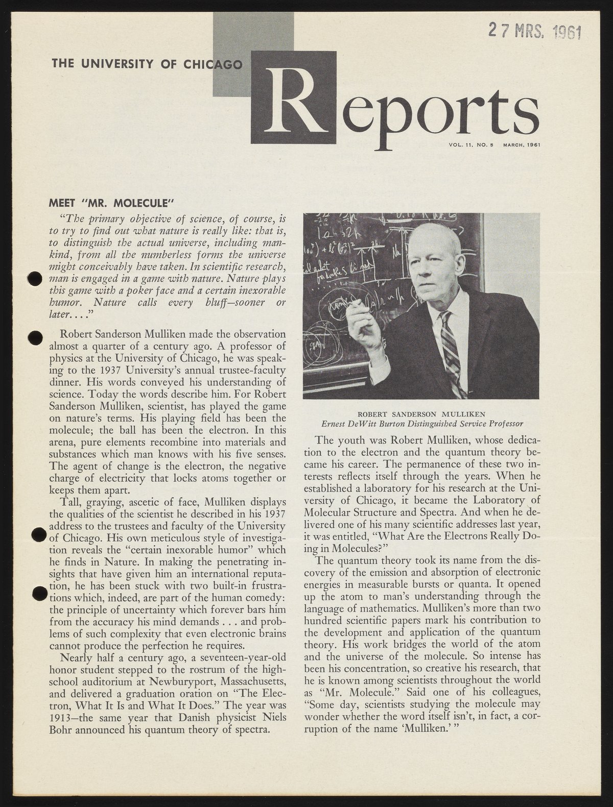 Meet "Mr. Molecule" - Science History Institute Digital Collections