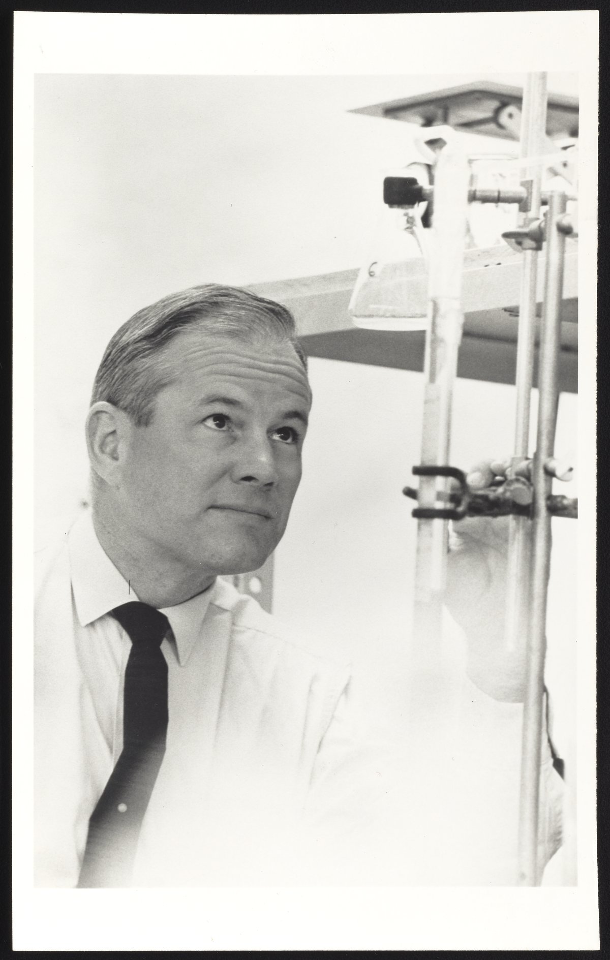 Charles C. Price with laboratory apparatus - Science History Institute ...