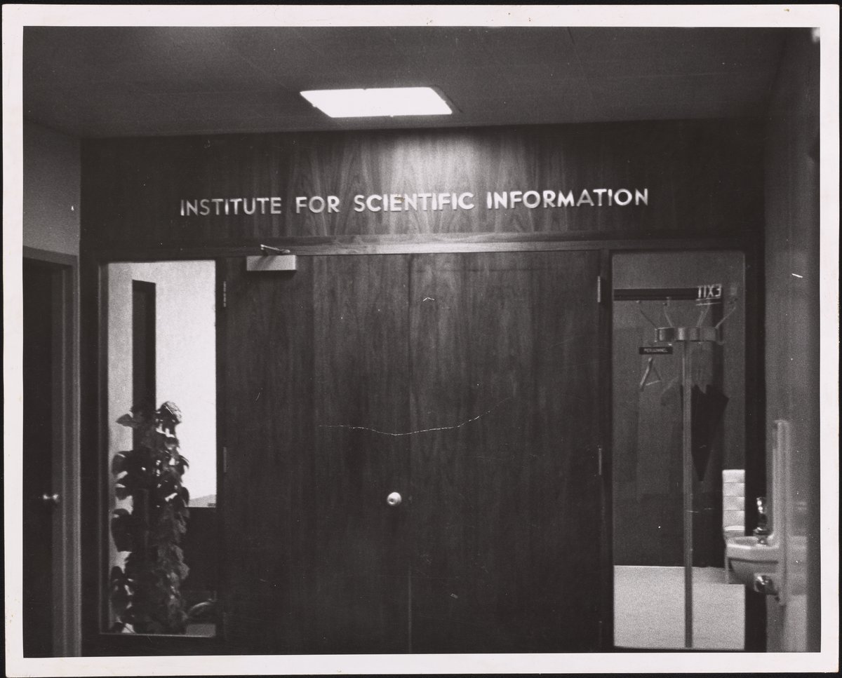 Institute for Scientific Information Chestnut Street office entrance ...