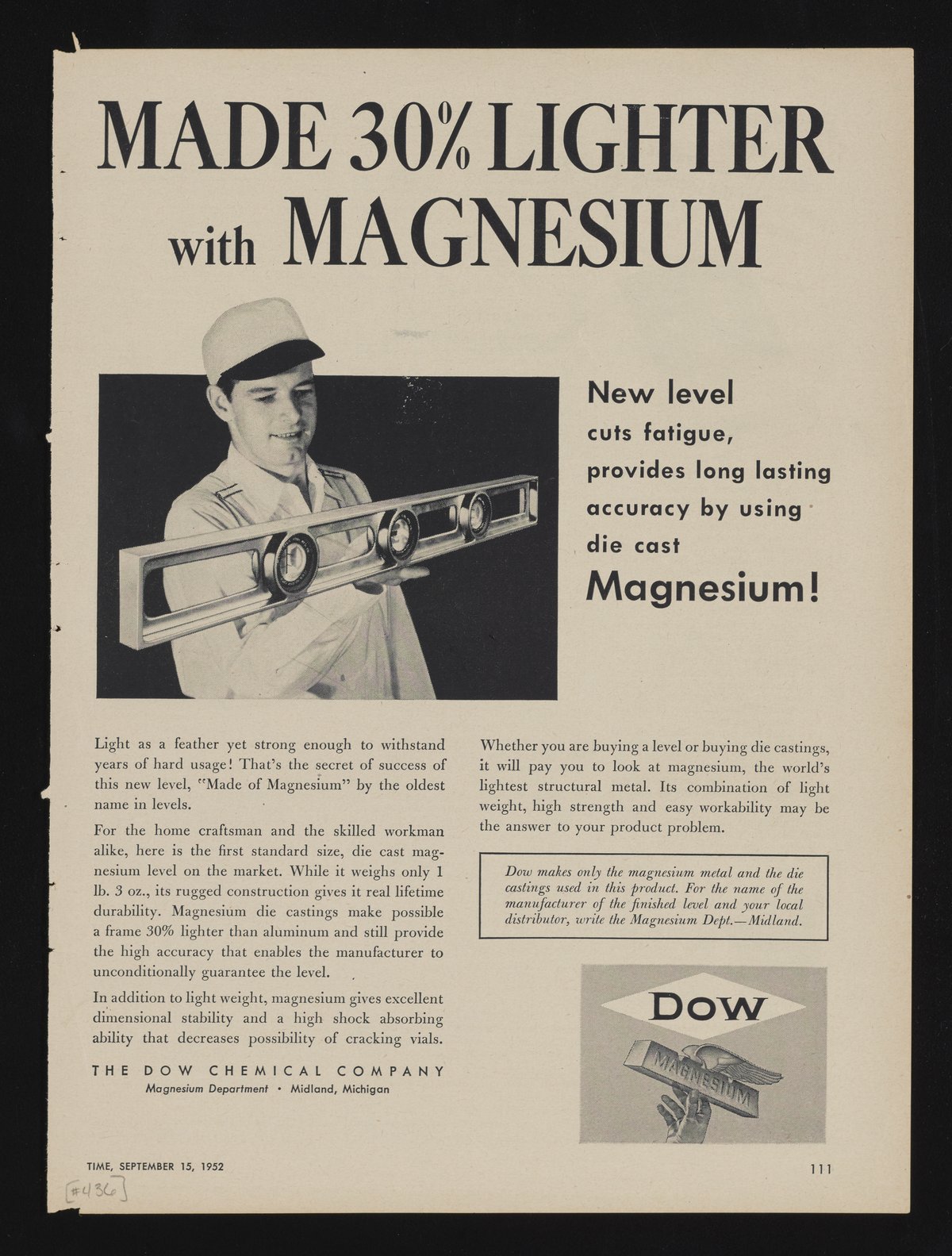Made 30% Lighter with Magnesium - Science History Institute Digital ...