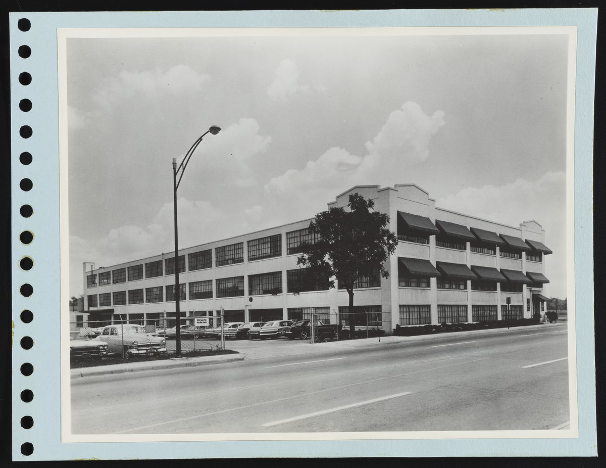 Exterior view of Warren-Teed Pharmaceuticals facility - Science History ...
