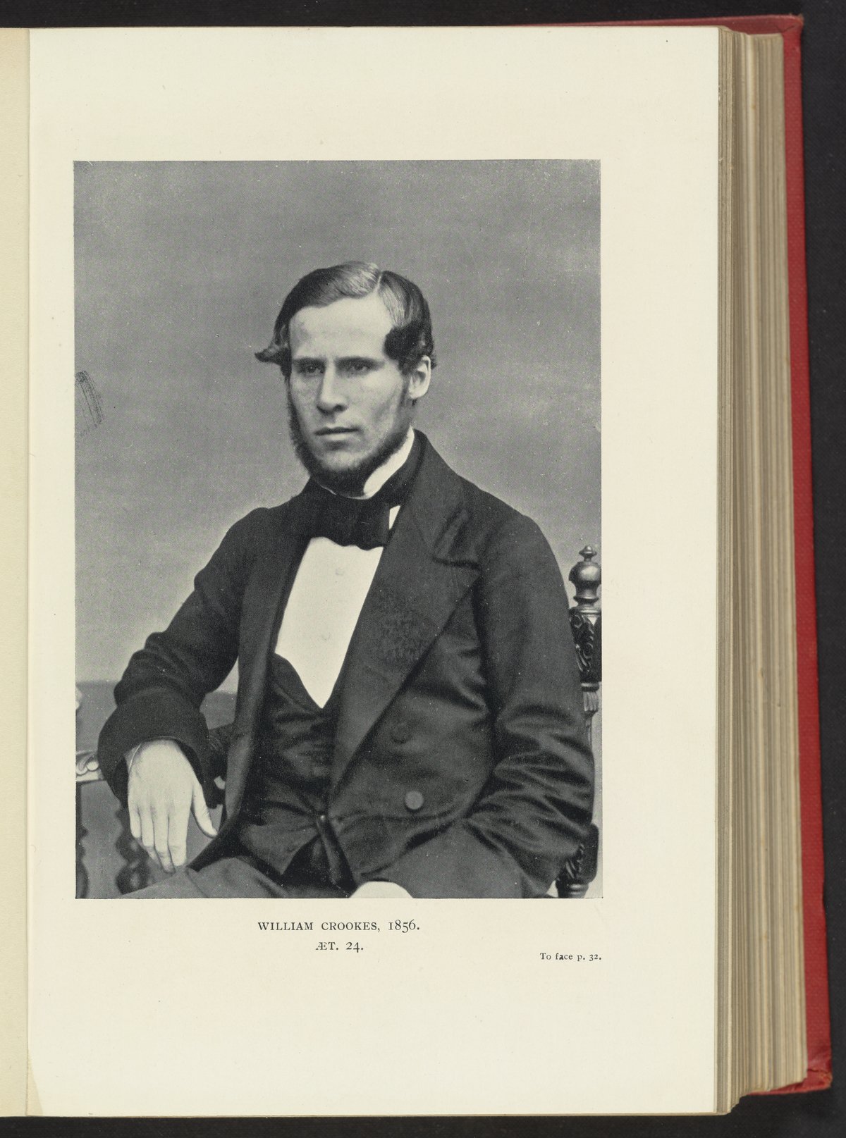 Portrait of William Crookes, age 24 - Science History Institute Digital ...