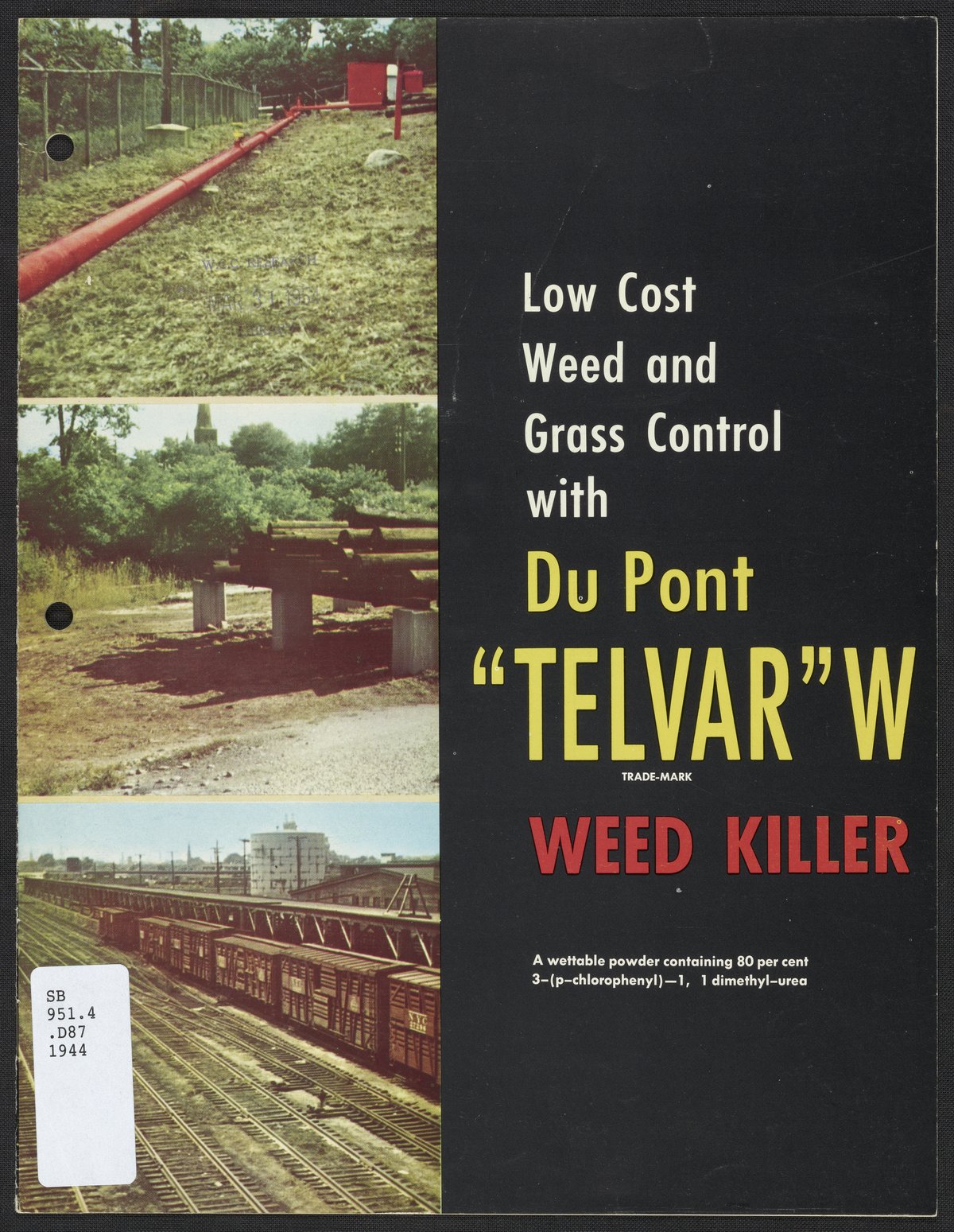 Low Cost Weed and Grass Control with Du Pont "Telvar" W Weed Killer ...