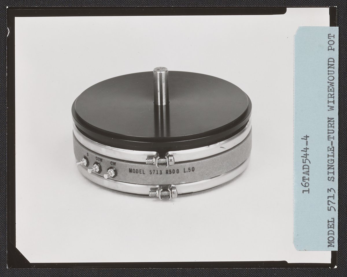 Helipot Model 5713 Single-Turn Wirewound Potentiometer - Science ...