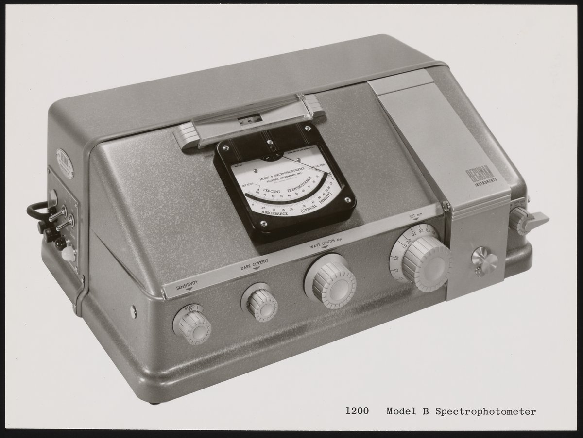 Beckman Model B Spectrophotometer - Science History Institute Digital ...
